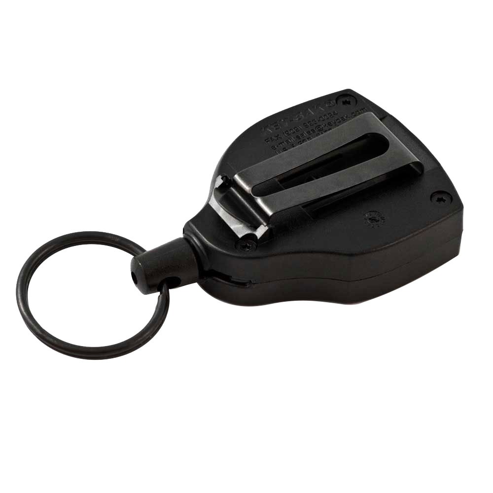 Black Heavy Duty Retractable Key Holder