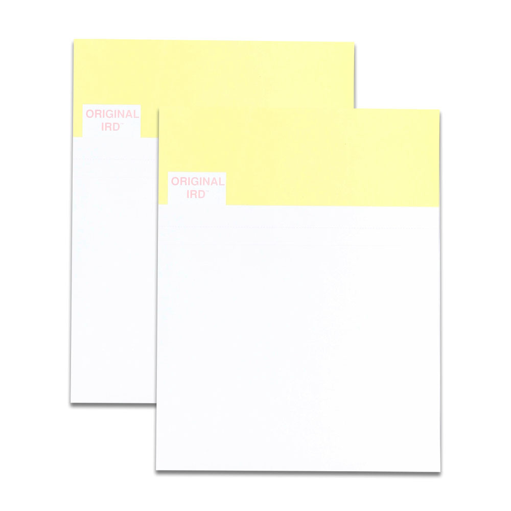 Return IRD for Electronic Check Processing | IRD Return 8-1/2W x 11H - 1 Up