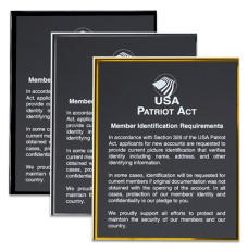 Compliance Sign Frames